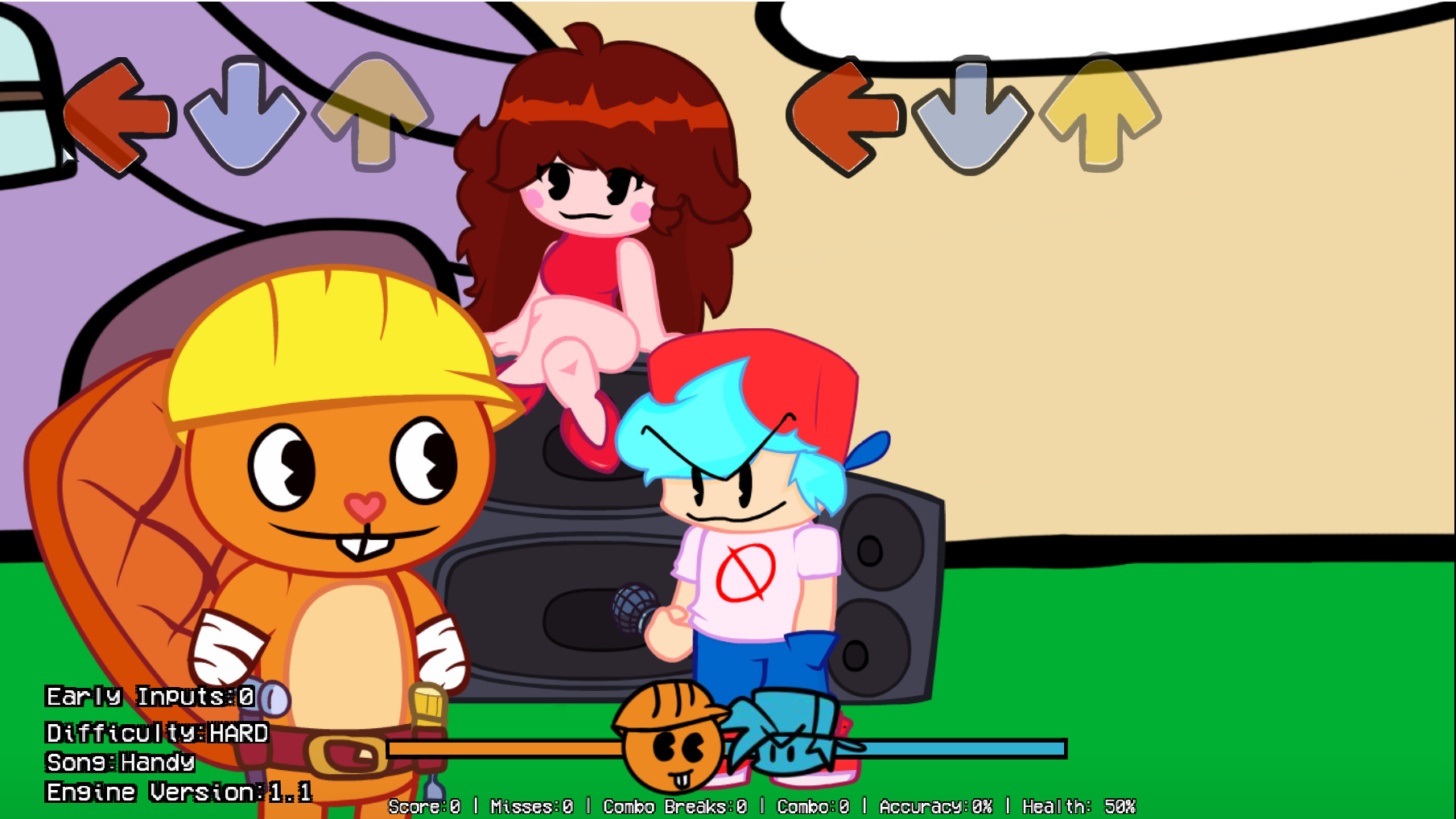 Happy Tree Funkin: Vs Handy Work In Progress for Friday Night Funkin ...