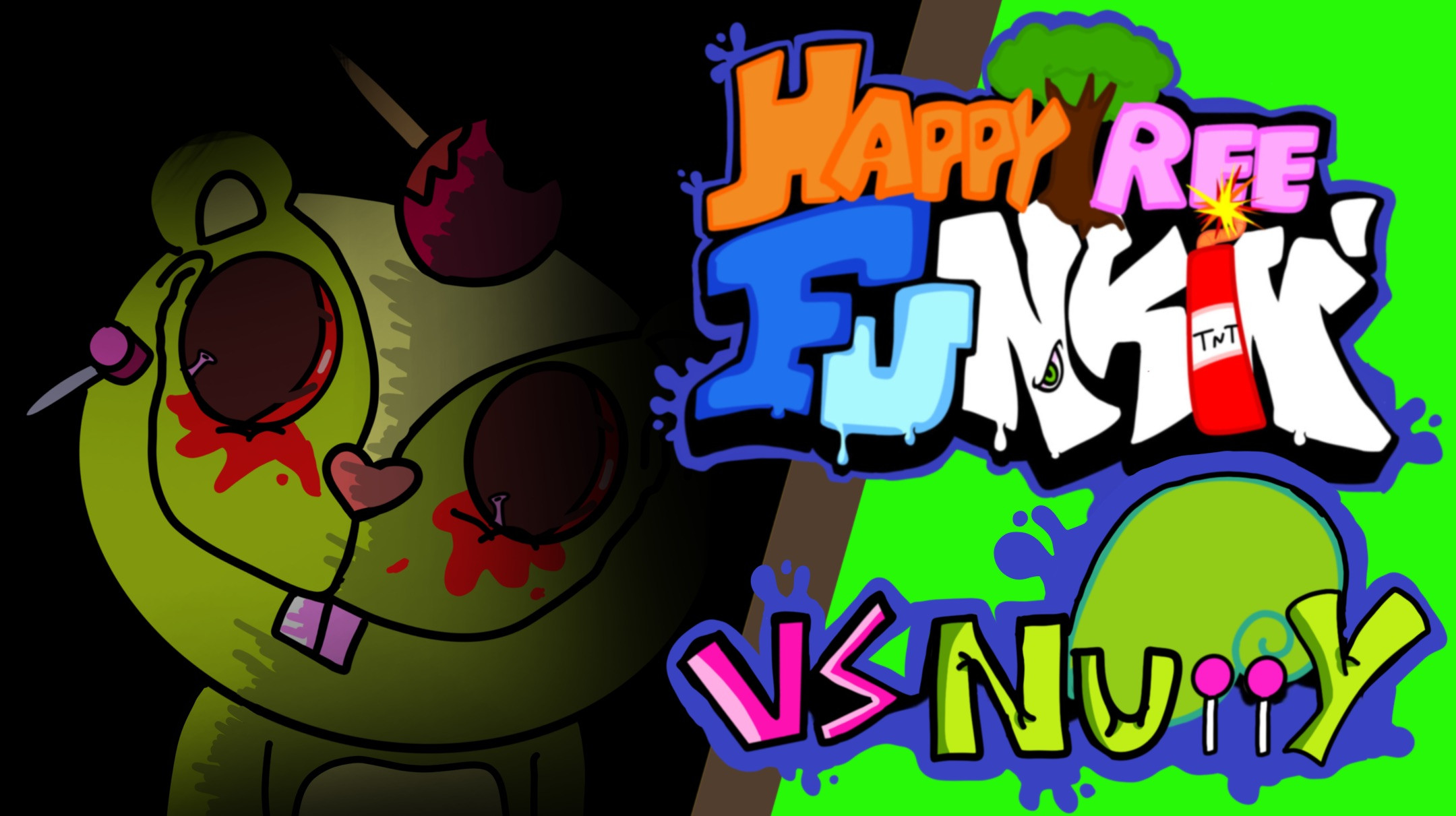 Happy Three Funkin: Vs Nutty Work In Progress for Friday Night Funkin ...