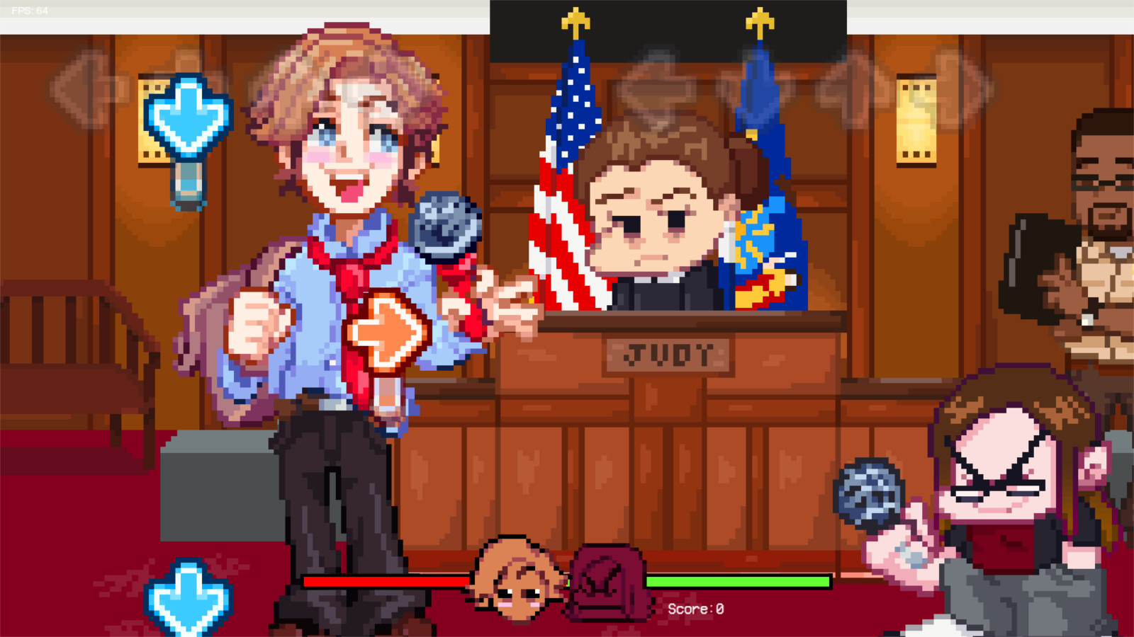 Judge Judy Week 6 Mod Work In Progress for Friday Night Funkin' | FNF ...