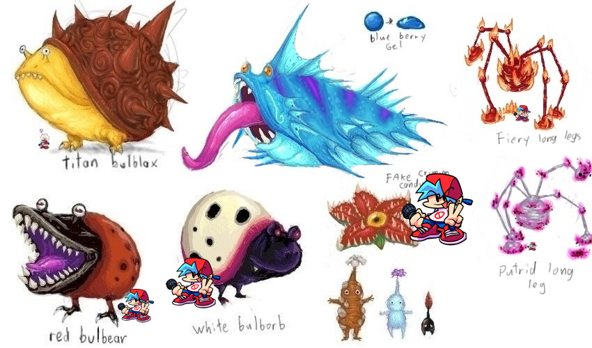 Vs Pikmin Work In Progress for Friday Night Funkin' | FNF Works In Progress