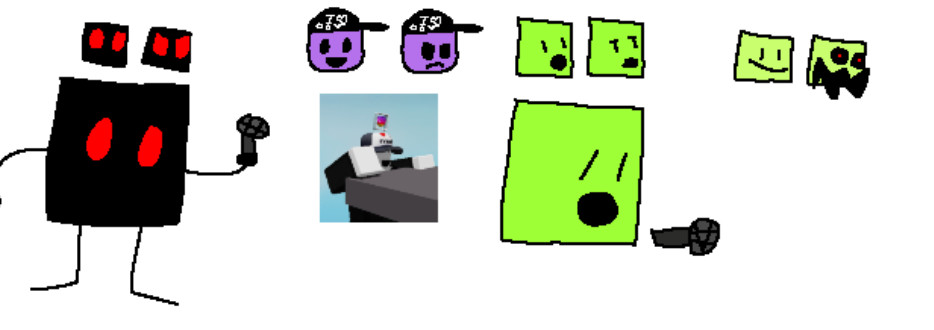 FNF VS. Default Face Cube [Friday Night Funkin'] [Works In Progress]