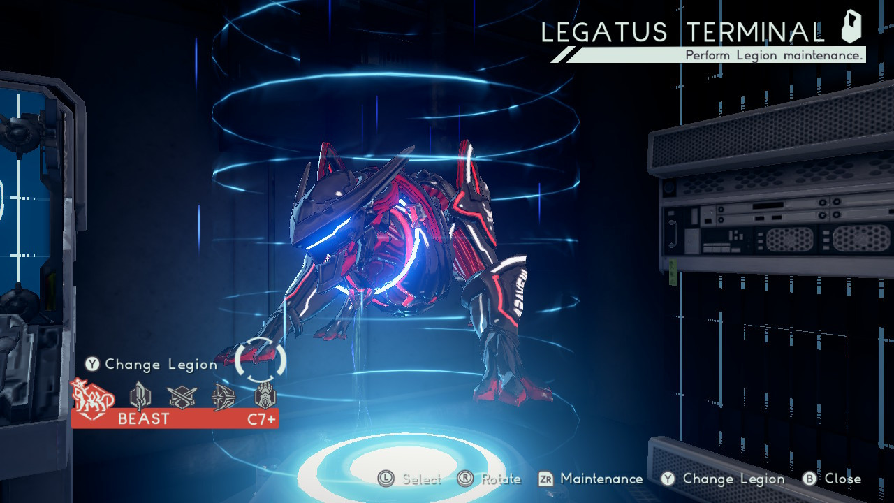 Type R Legion over Legion Work In Progress for Astral Chain | AC Works ...