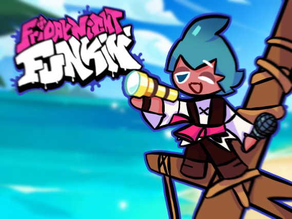 V.S. Sorbet Shark Cookie!1! Work In Progress for Friday Night Funkin ...