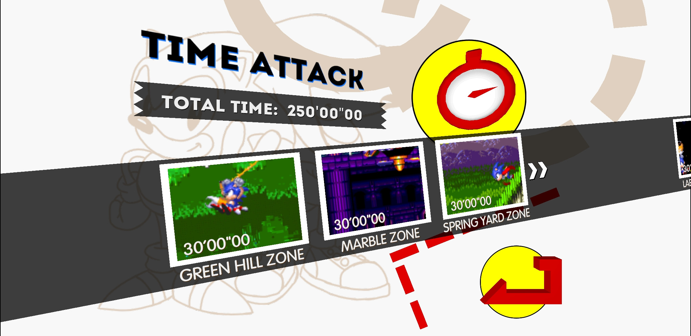 Sonic 3 style menu Work In Progress for Sonic the Hedgehog (2013) | S1 ...