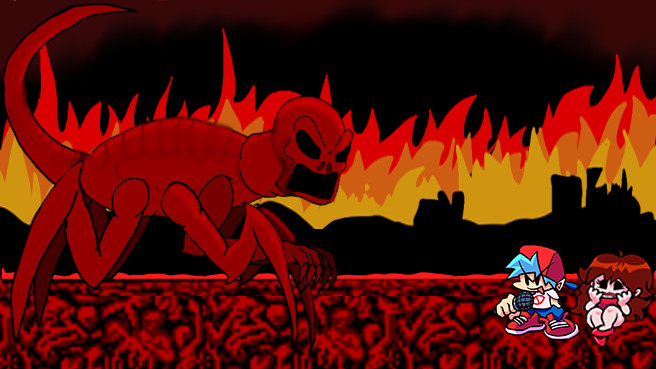 (DEMO IT'S OUT!) Monster Funkin: V.S. Red Work In Progress for Friday ...