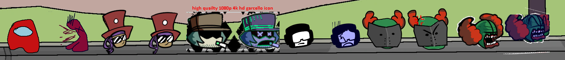 Remastered/Colored FNF Icons (NO LONGER UPDATED) Work In Progress for ...