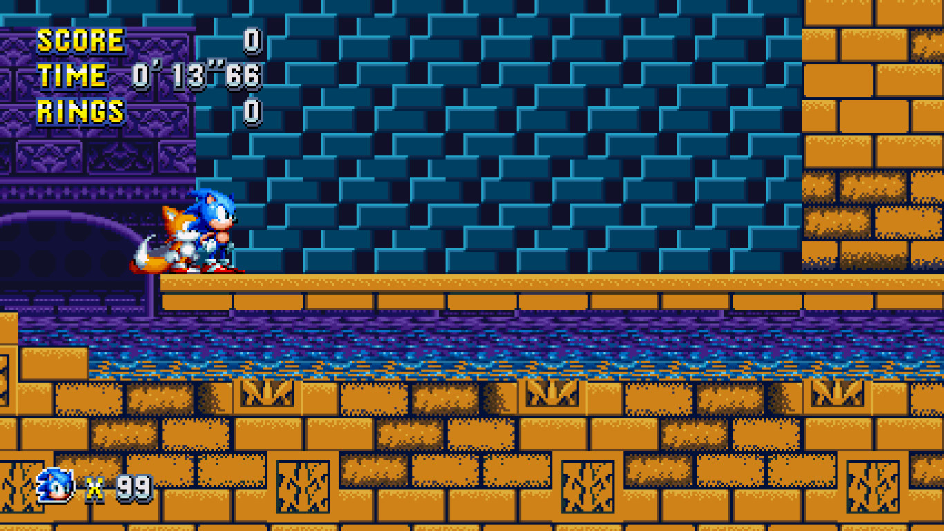 Labyrinth zone Work In Progress for Sonic Mania | SM Works In Progress