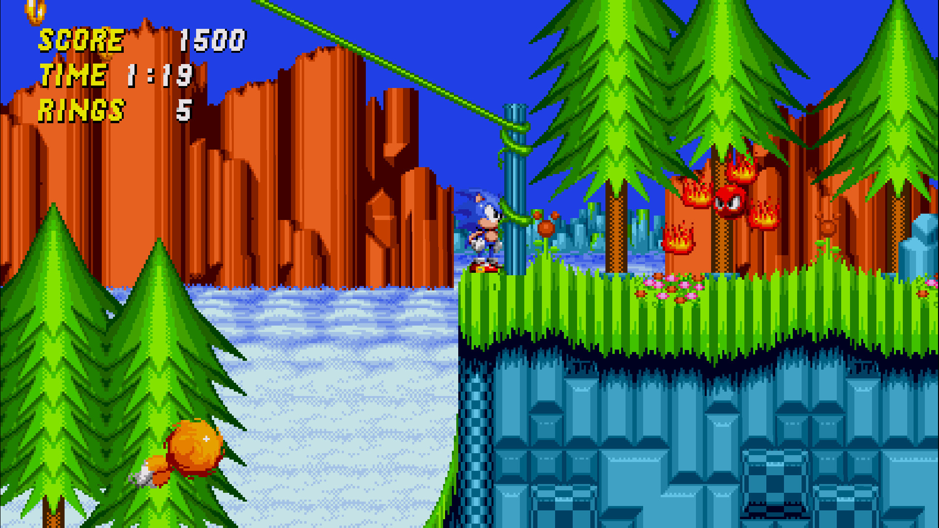Sonic 2 Visual Overhaul Work In Progress for Sonic the Hedgehog 2 (2013 ...