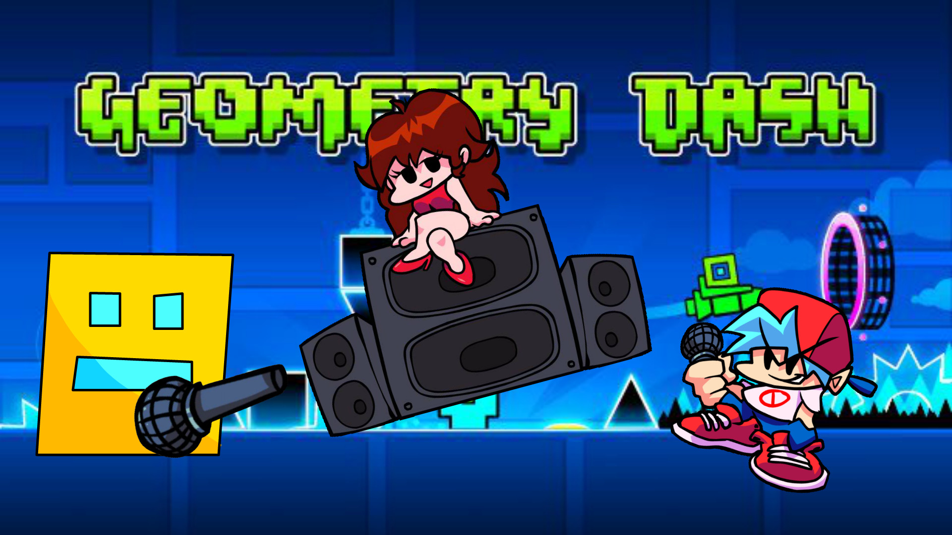 [WIP] Friday Night Funkin VS Geometry Dash Work In Progress for Friday ...