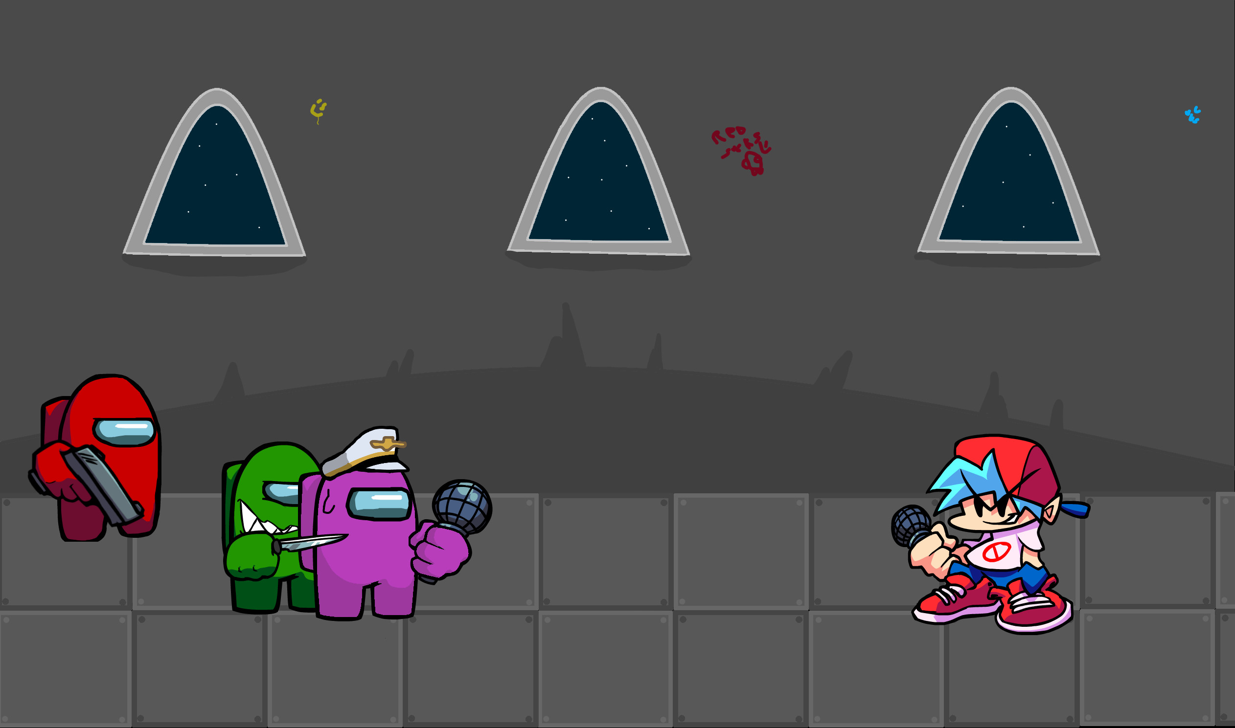 fnf vs purple imposter? [Friday Night Funkin'] [Works In Progress]