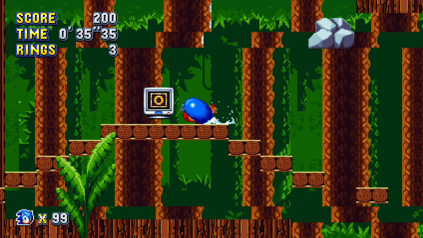 Wood zone Work In Progress for Sonic Mania | SM Works In Progress
