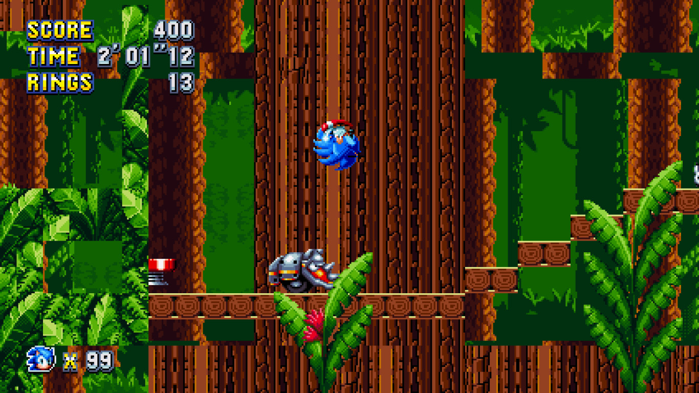 Wood zone Work In Progress for Sonic Mania | SM Works In Progress