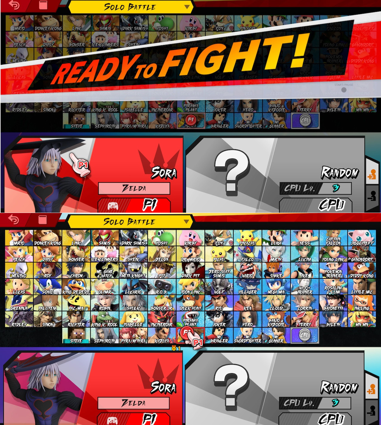 Riku Over Sora [Complete] Work In Progress for Super Smash Bros ...