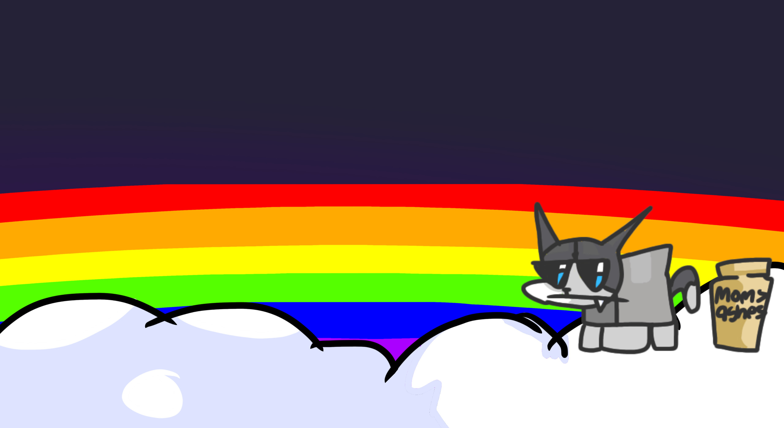 Vs Nyan cat (new wip page) [Friday Night Funkin'] [Works In Progress]