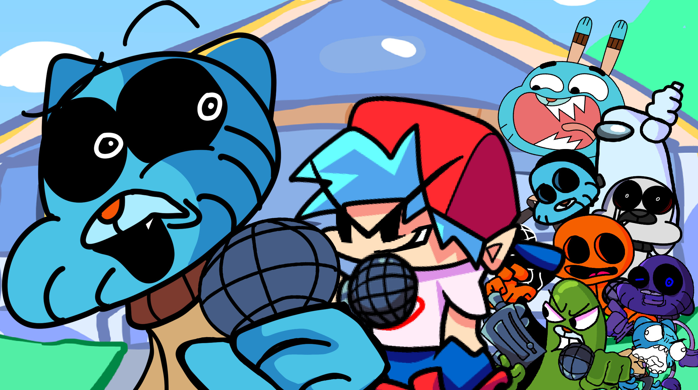 FNF: Gumball.exe Reballed (In development) Work In Progress for Friday ...