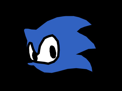 classic Sonic over BF Work In Progress for Friday Night Funkin' | FNF ...