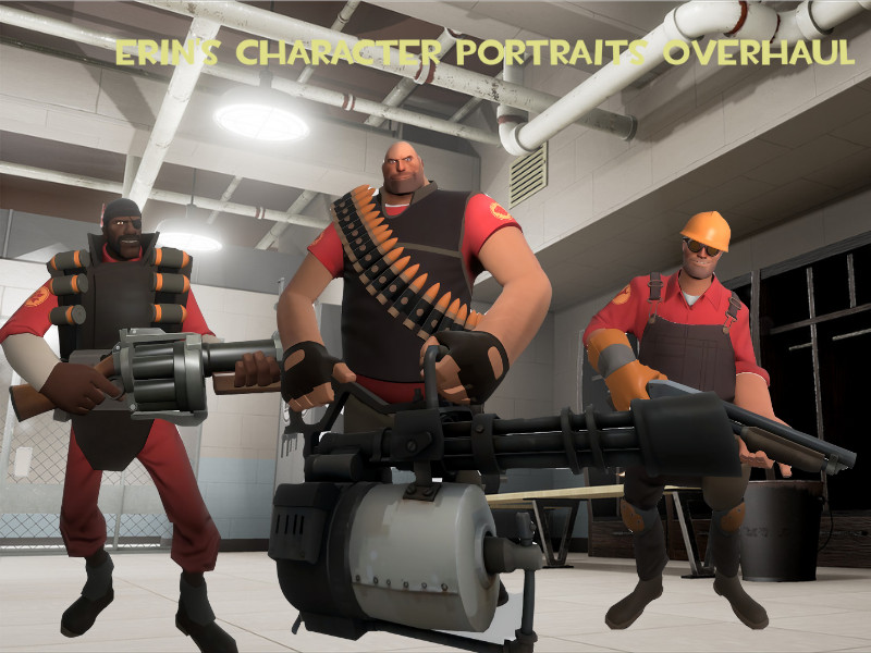 Erin's Character Portraits Overhaul Work In Progress for Team Fortress ...