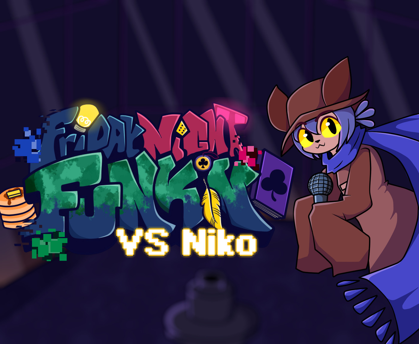 FNF' VS Niko [DEMO] Work In Progress for Friday Night Funkin' | FNF ...