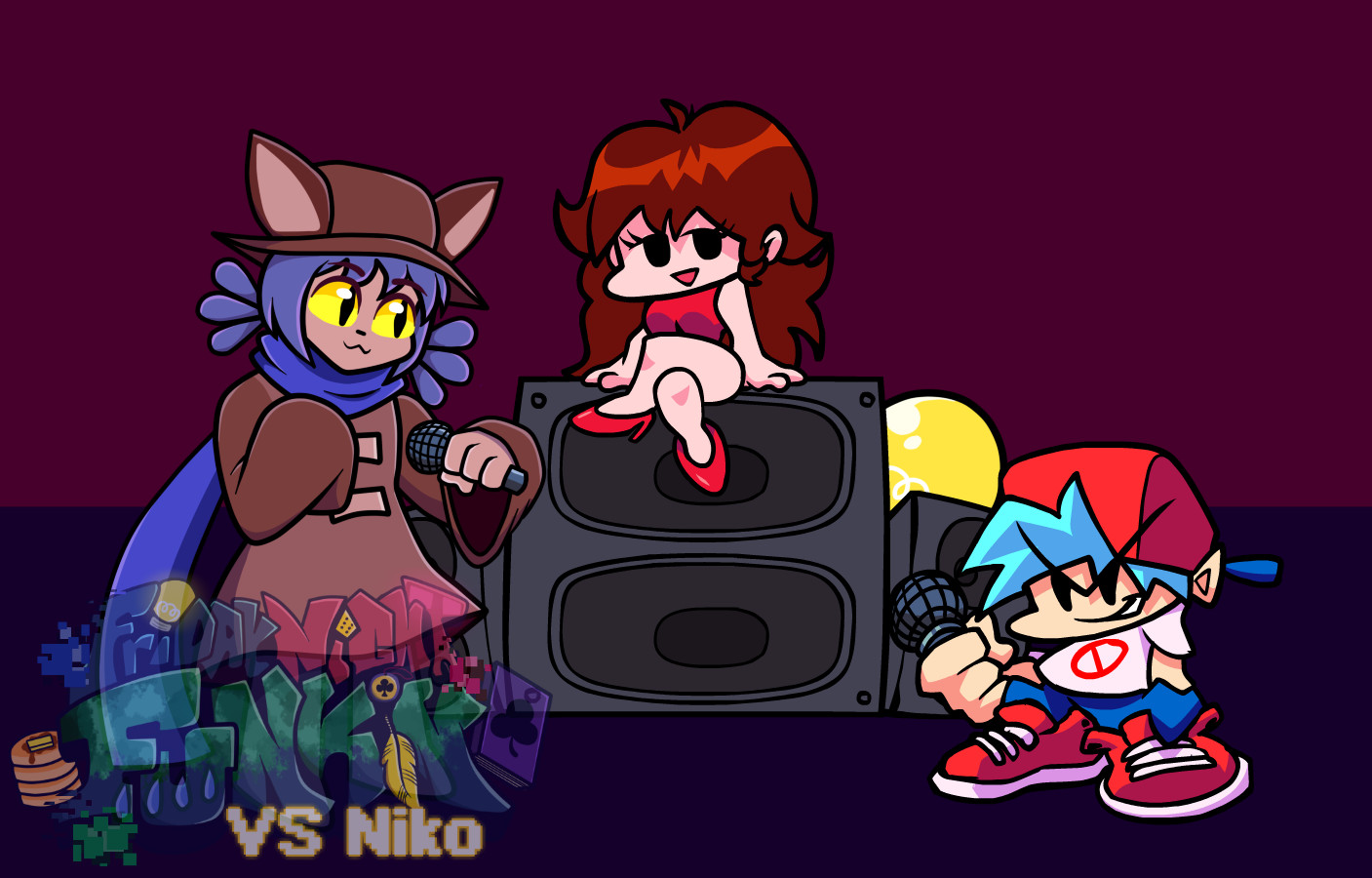 FNF' VS Niko [DEMO] Work In Progress for Friday Night Funkin' | FNF ...