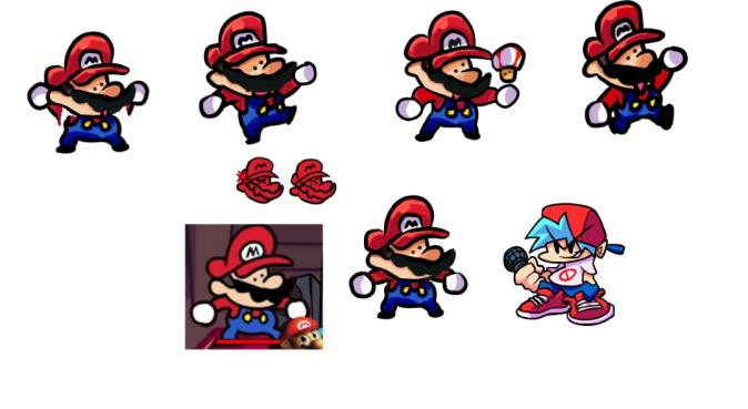 VS. Speedrunner mario Work In Progress for Friday Night Funkin' | FNF ...