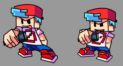 Minecraft/ZAMination Boyfriend Work In Progress for Friday Night Funkin ...