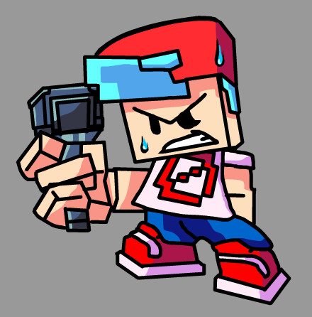 Minecraft/ZAMination Boyfriend Work In Progress for Friday Night Funkin ...