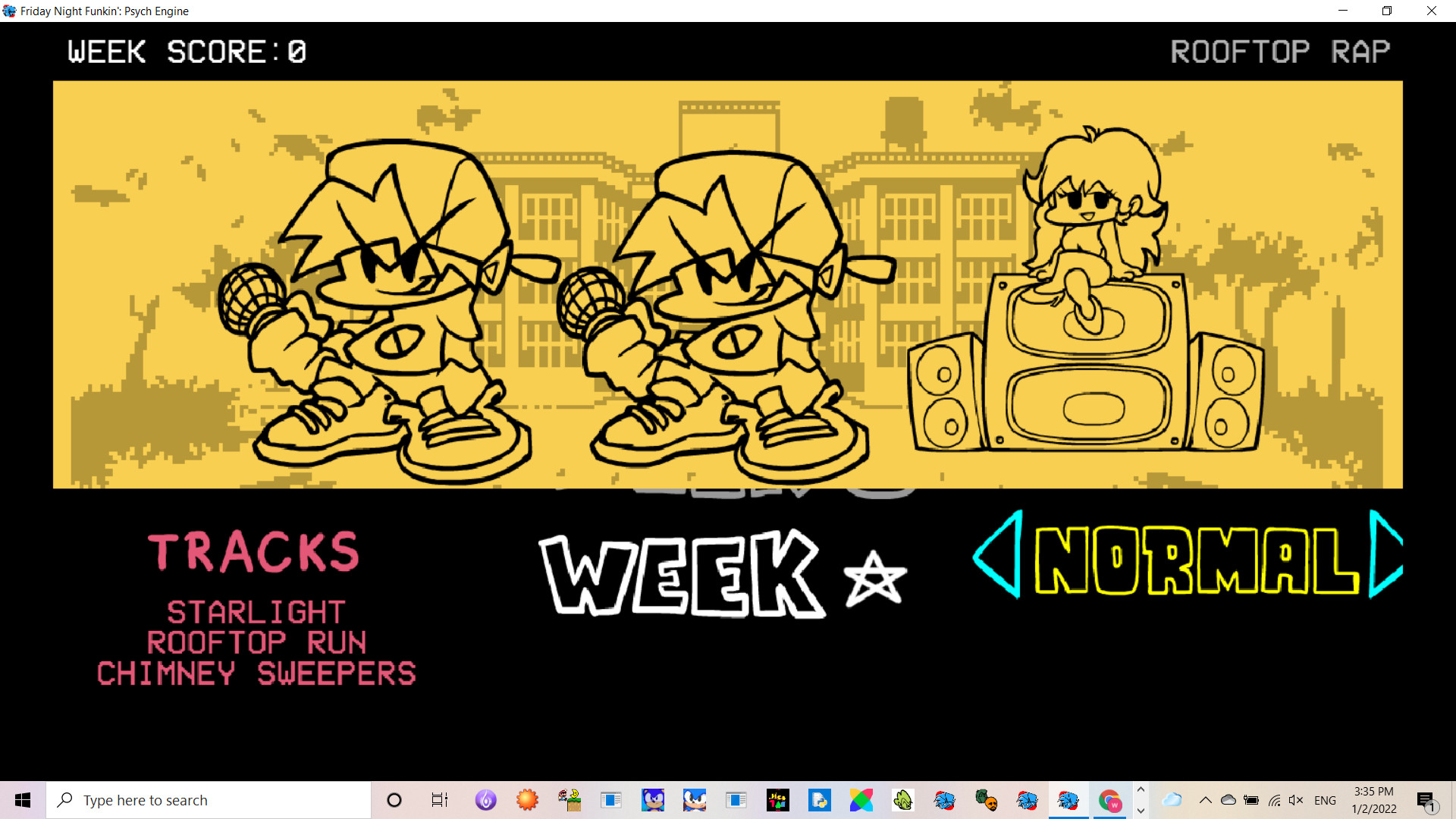 FNF: Rooftop Rap Work In Progress for Friday Night Funkin' | FNF Works ...