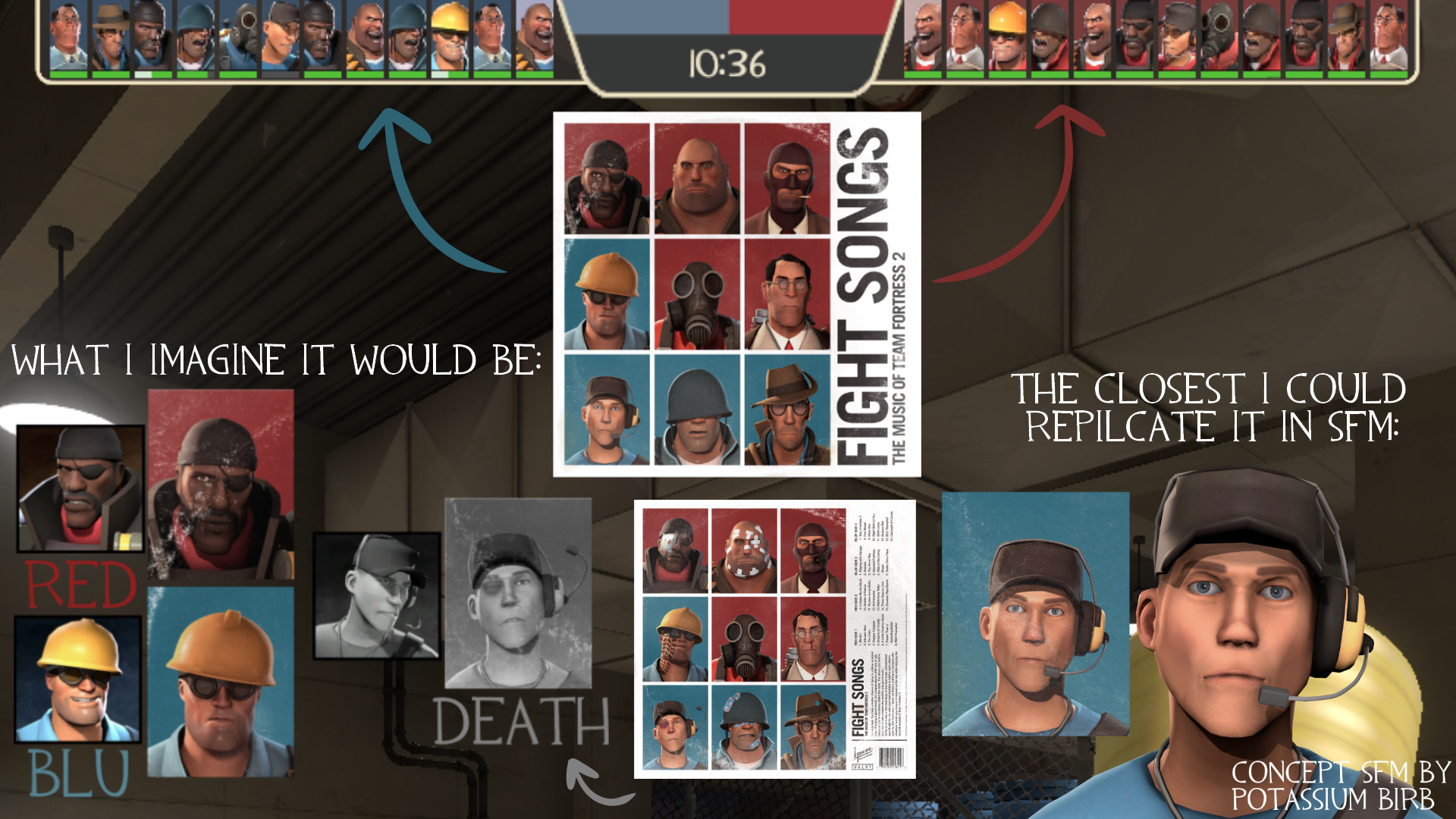 Maggots' Overhauled Portraits: Fight Songs Work In Progress for Team ...