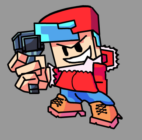 Minecraft/ZAMination Boyfriend Work In Progress for Friday Night Funkin ...