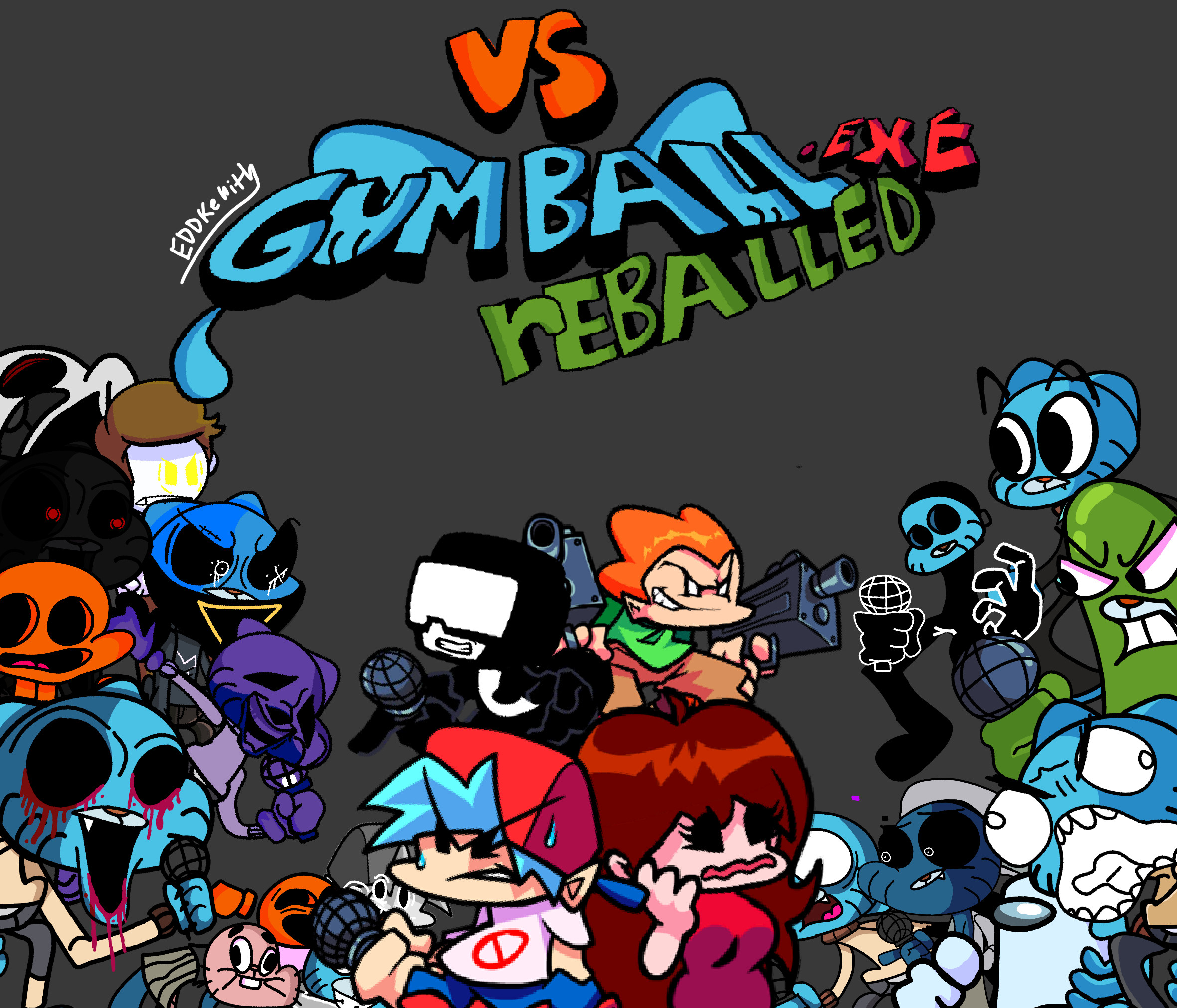 Friday Night Funkin: Vs Gumball.exe Reballed Work In Progress for ...