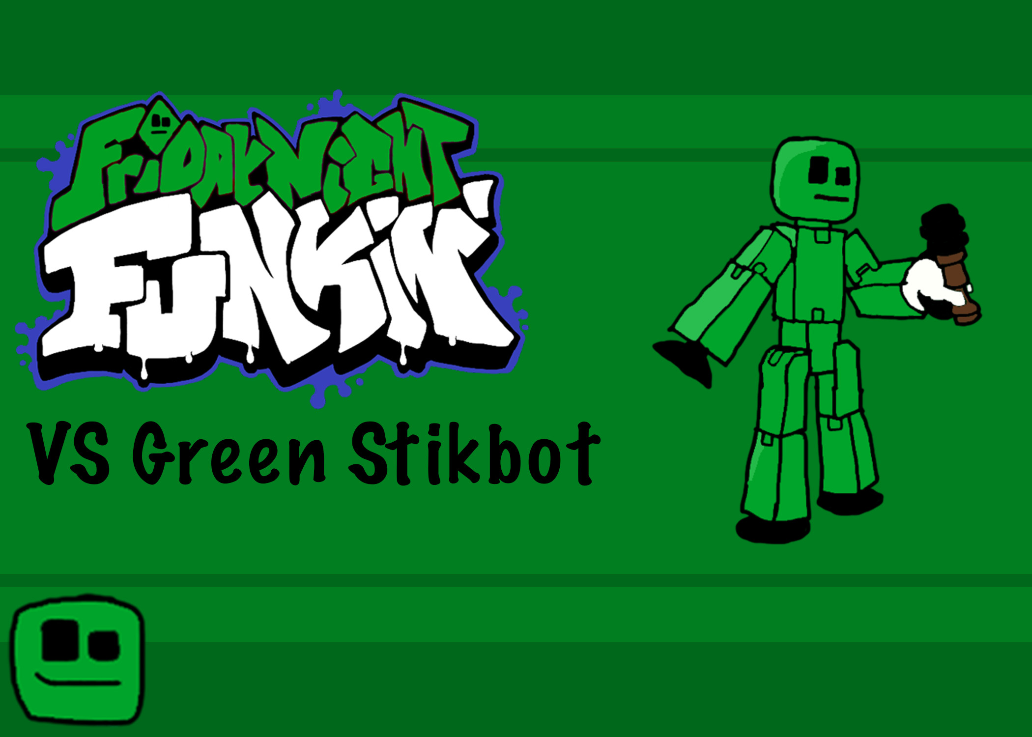 VS Green the Stikbot WIP page Work In Progress for Friday Night Funkin ...
