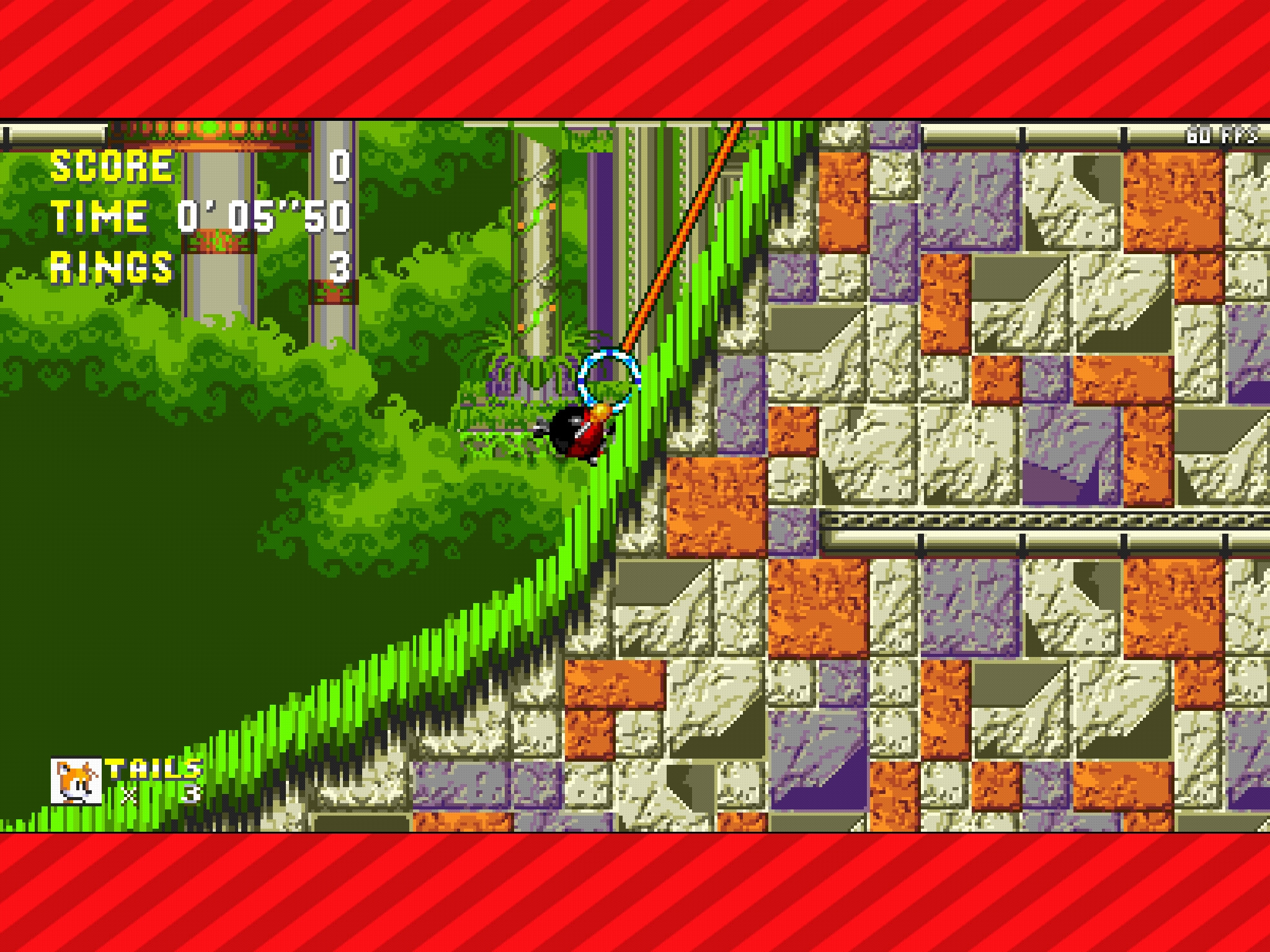 Bomb From Knuckles Chaotix over Tails Work In Progress for Sonic 3 A.I ...