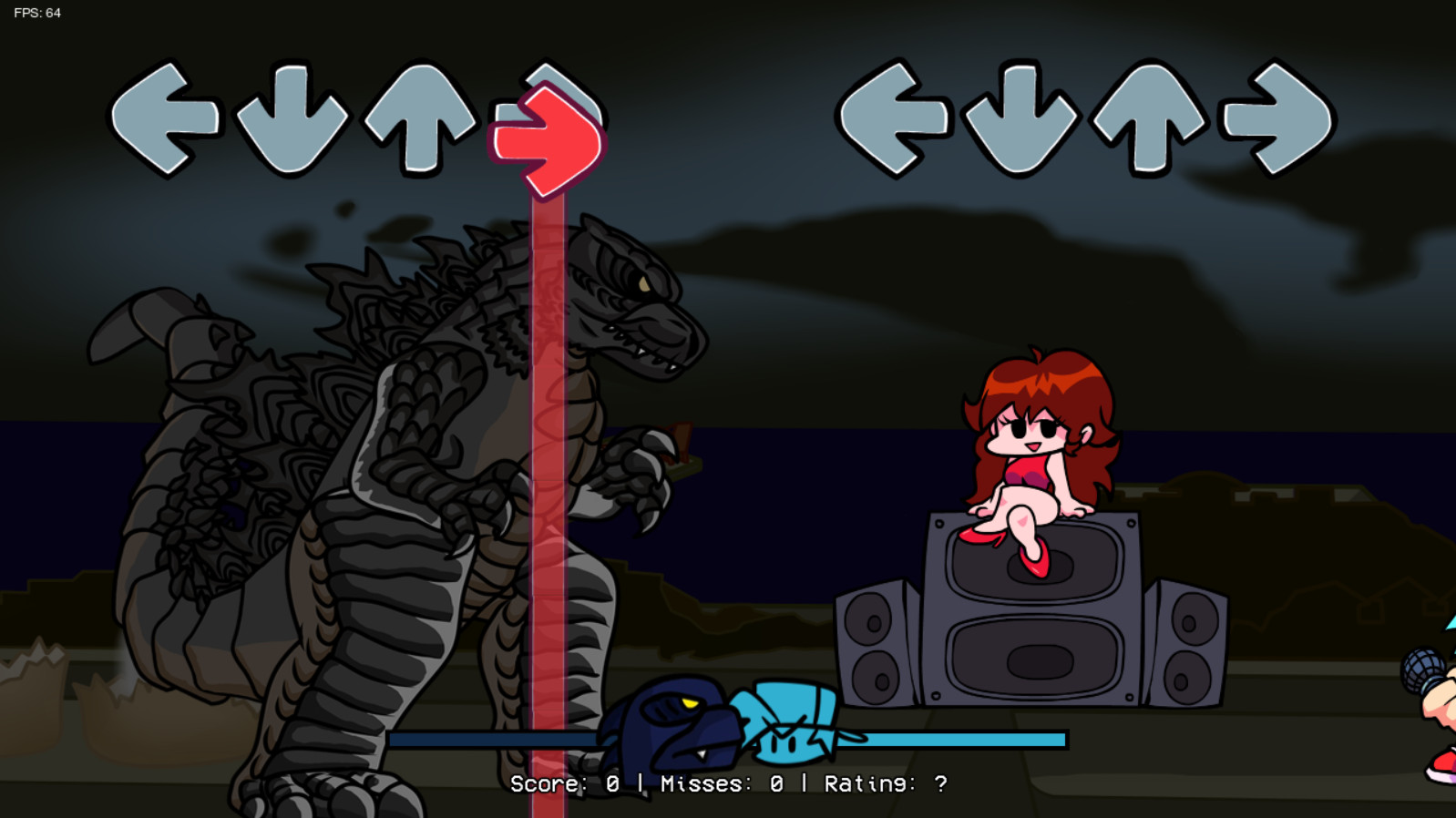 VS Godzilla Work In Progress for Friday Night Funkin' | FNF Works In ...