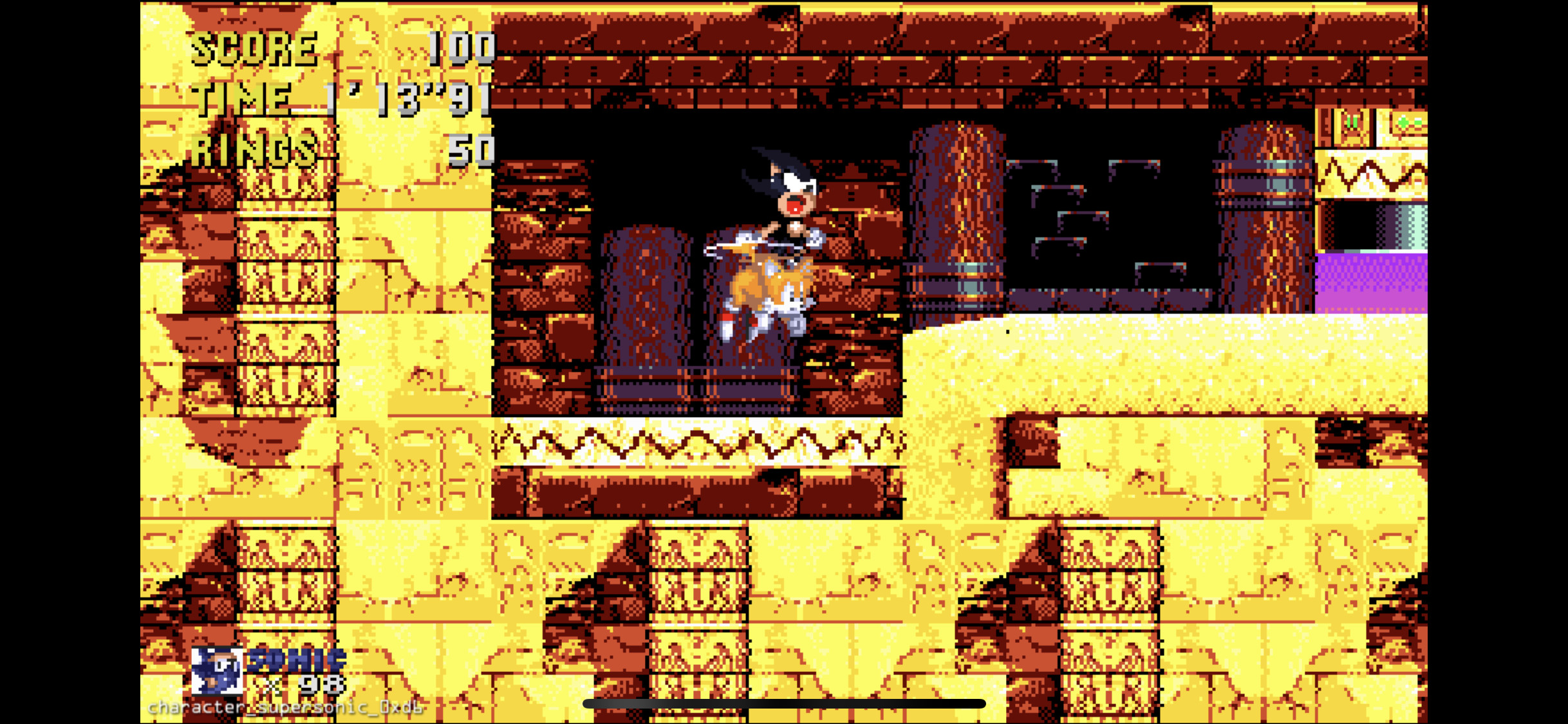 (Alpha) Dark Sonic Work In Progress for Sonic 3 A.I.R. | S3AIR Works In ...