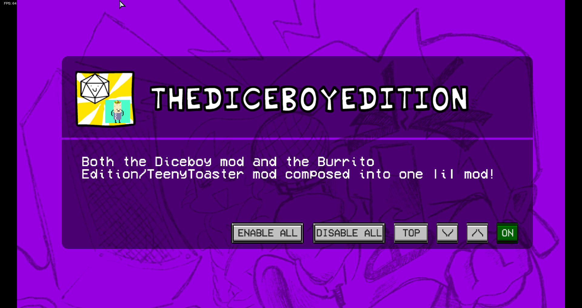 (WIP) Friday Night Funkin | THE DICEBOY EDITION [Friday Night Funkin ...