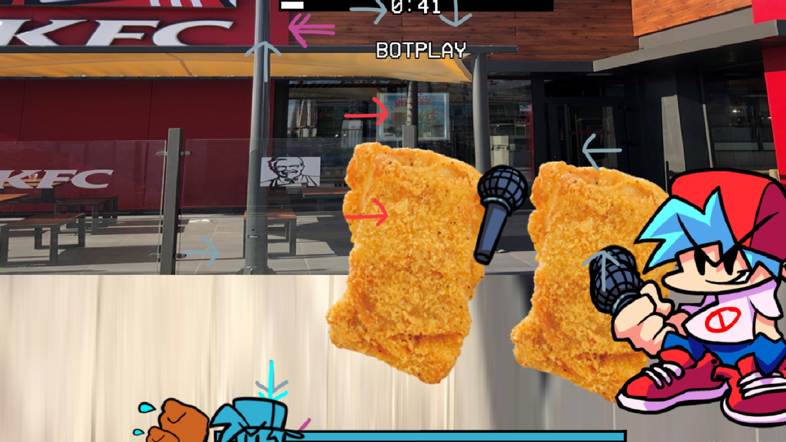 Friday Night Funkin: VS CHICKEN NUGGET (WIP) [Friday Night Funkin ...