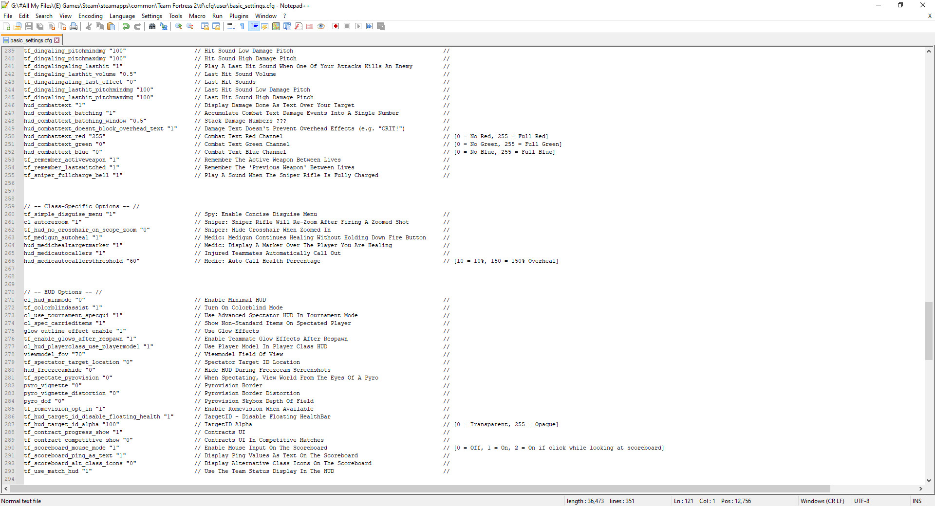 Backup TF2 Default Settings! (WiP) Work In Progress for Team Fortress 2 ...