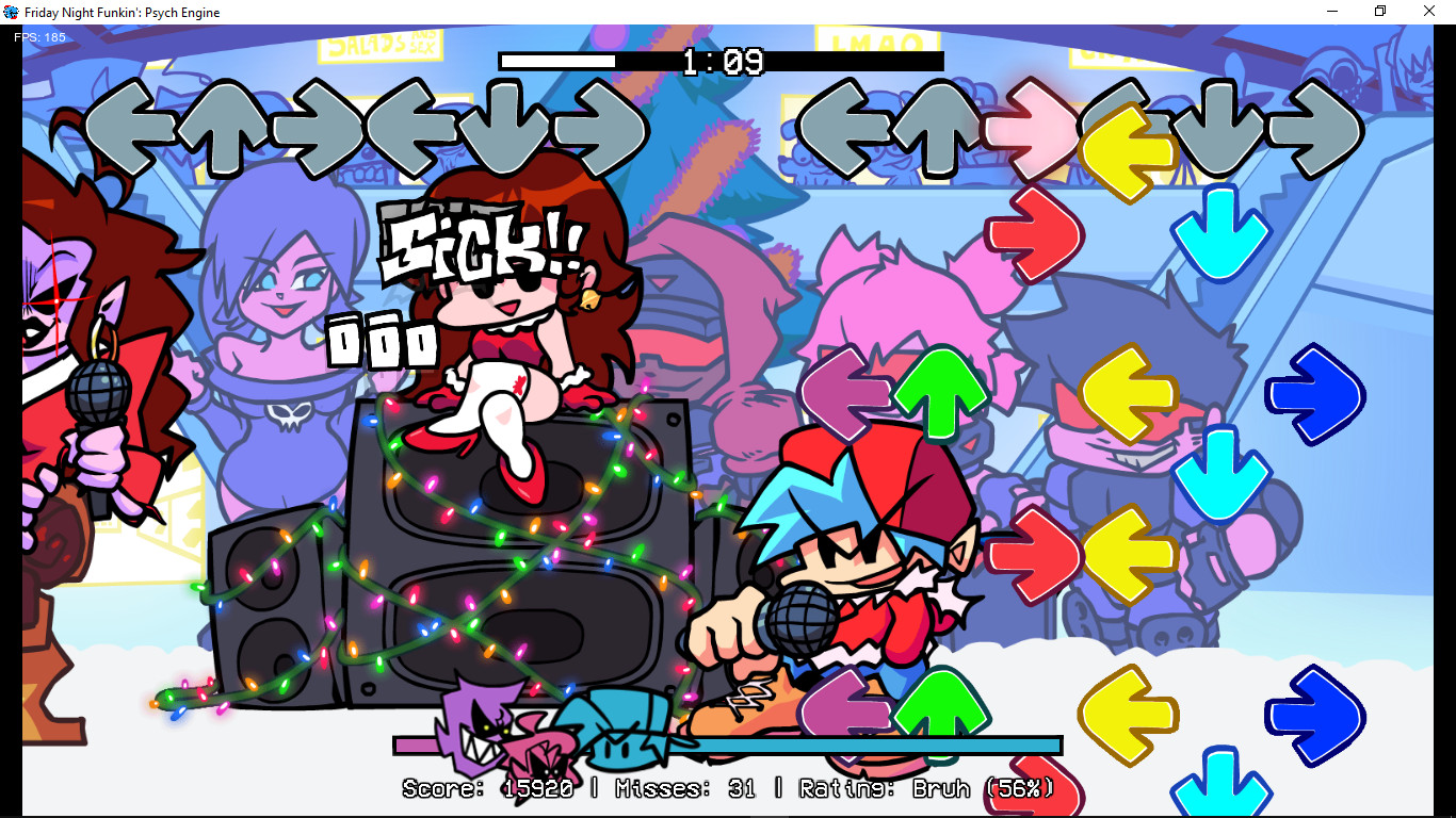 fnf extra keys but imposible (wip) [Friday Night Funkin'] [Works In ...