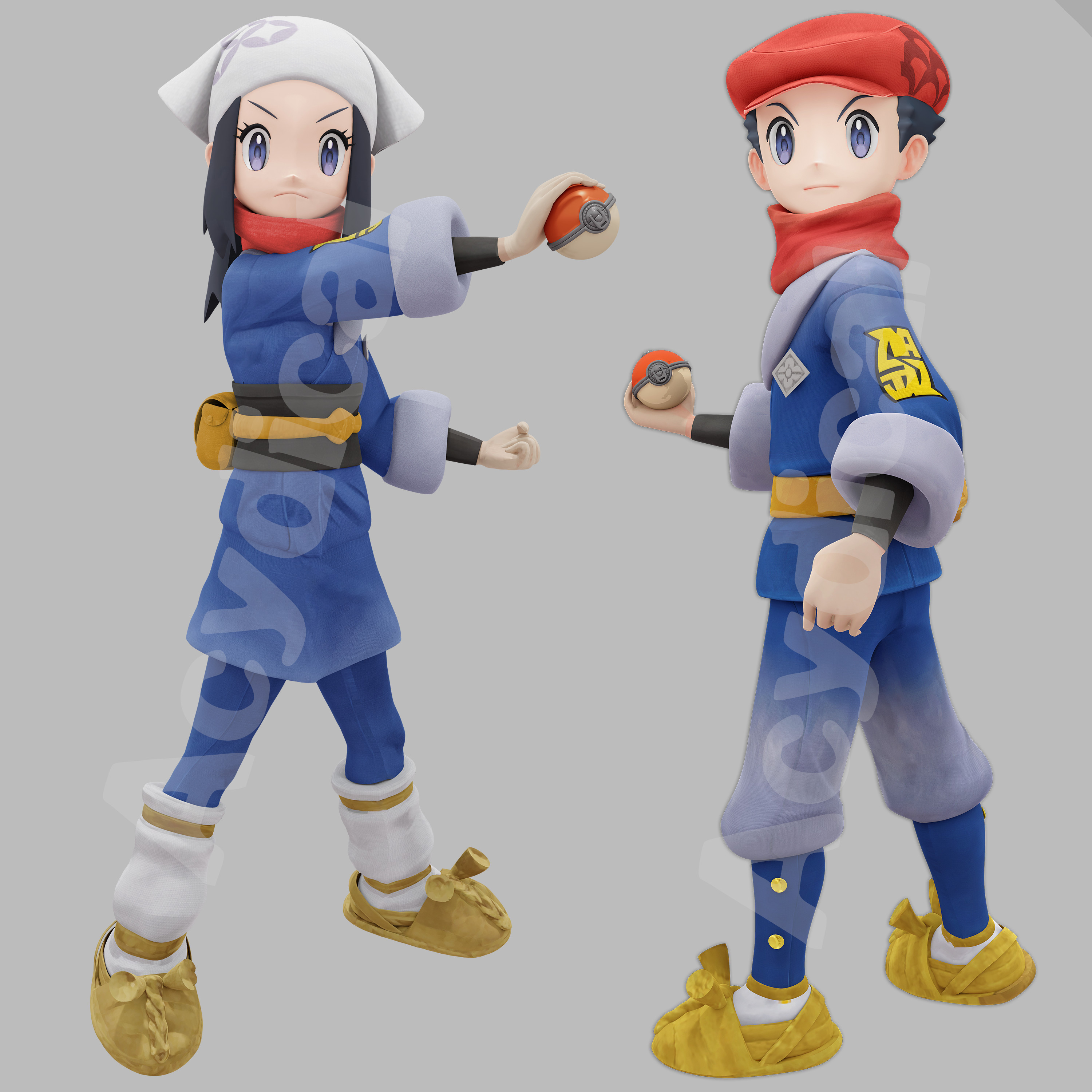 Rei and Akari - AVAILABLE NOW!! Work In Progress for Super Smash Bros ...