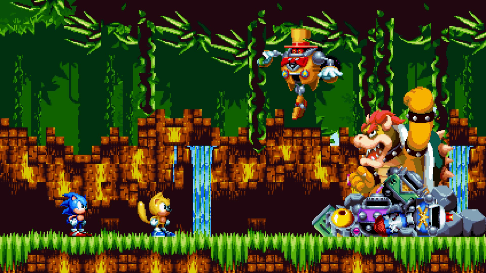 Bowser over Heavy King [Sonic Mania] [Works In Progress]