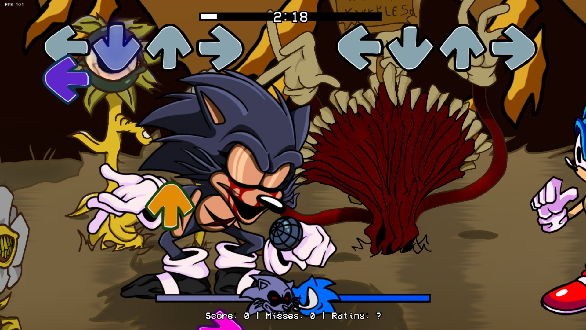 Sonic Fight's back(Sonic.exe) Sonic Cover Work In Progress for Friday ...