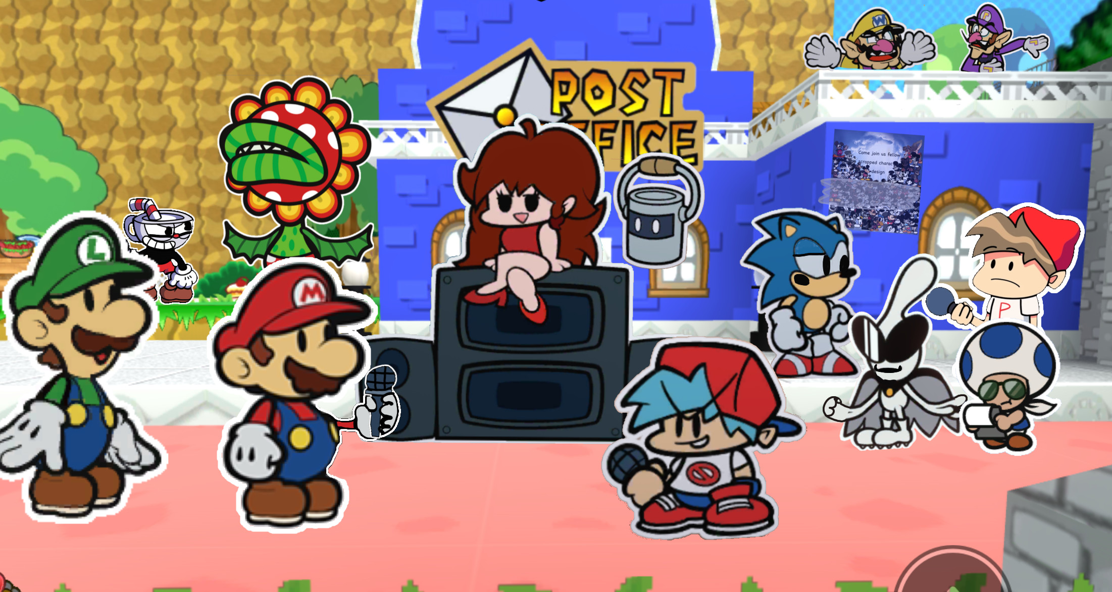 Friday Night Funkin Vs. Paper Mario [Friday Night Funkin'] [Works In ...