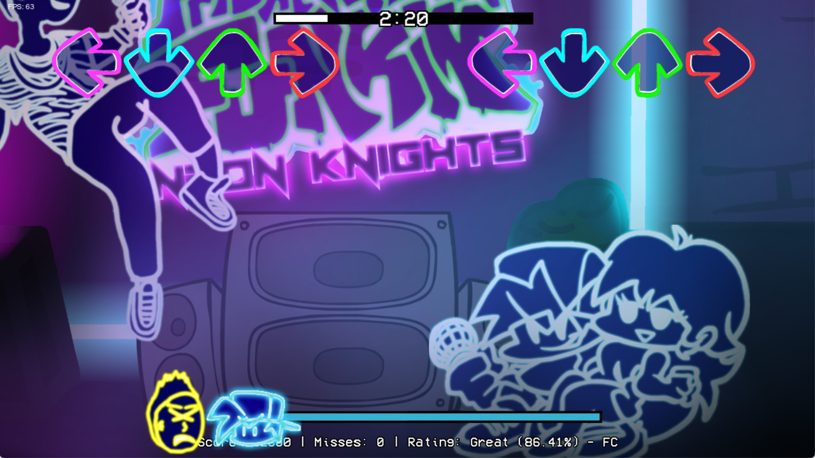 Friday Night Funkin' Neon Knights Work In Progress for Friday Night ...