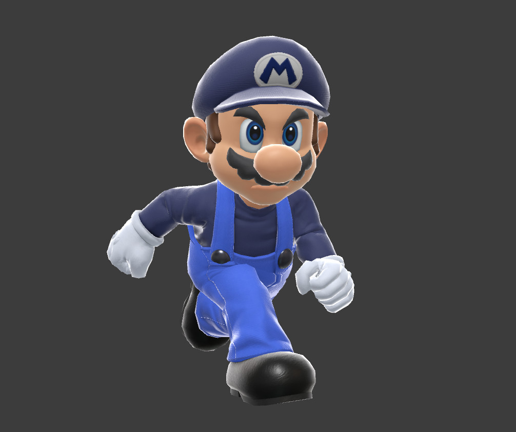 Royal Blue Mario [Super Smash Bros. Ultimate] [Works In Progress]