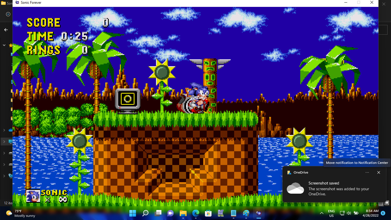 USA Classic Sonic [Sonic the Hedgehog Forever] [Works In Progress]