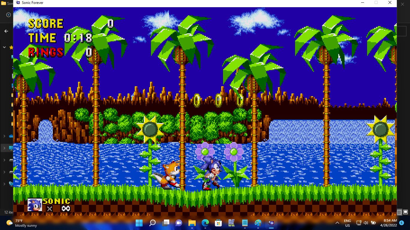 USA Classic Sonic [Sonic the Hedgehog Forever] [Works In Progress]