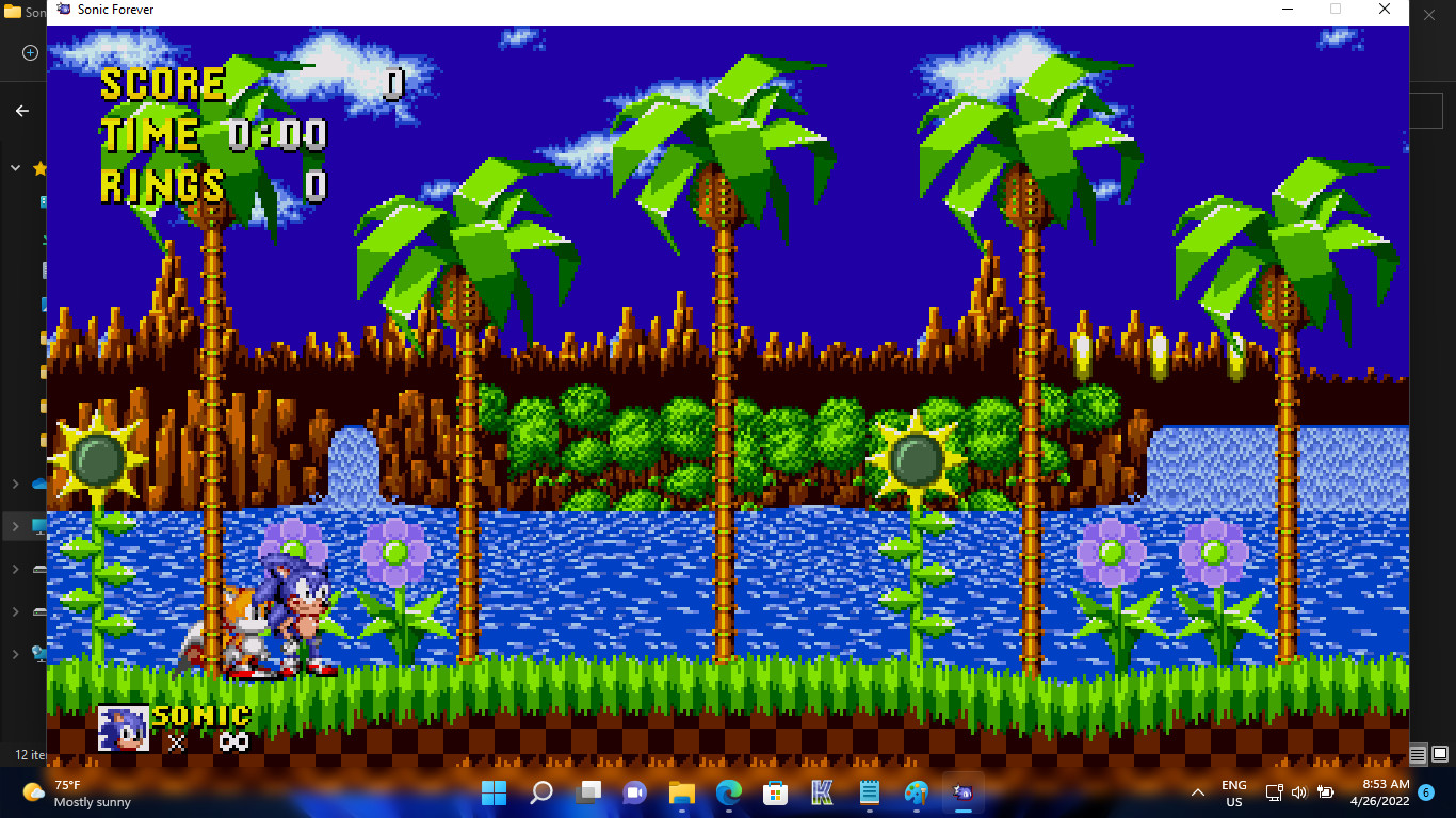 USA Classic Sonic [Sonic the Hedgehog Forever] [Works In Progress]