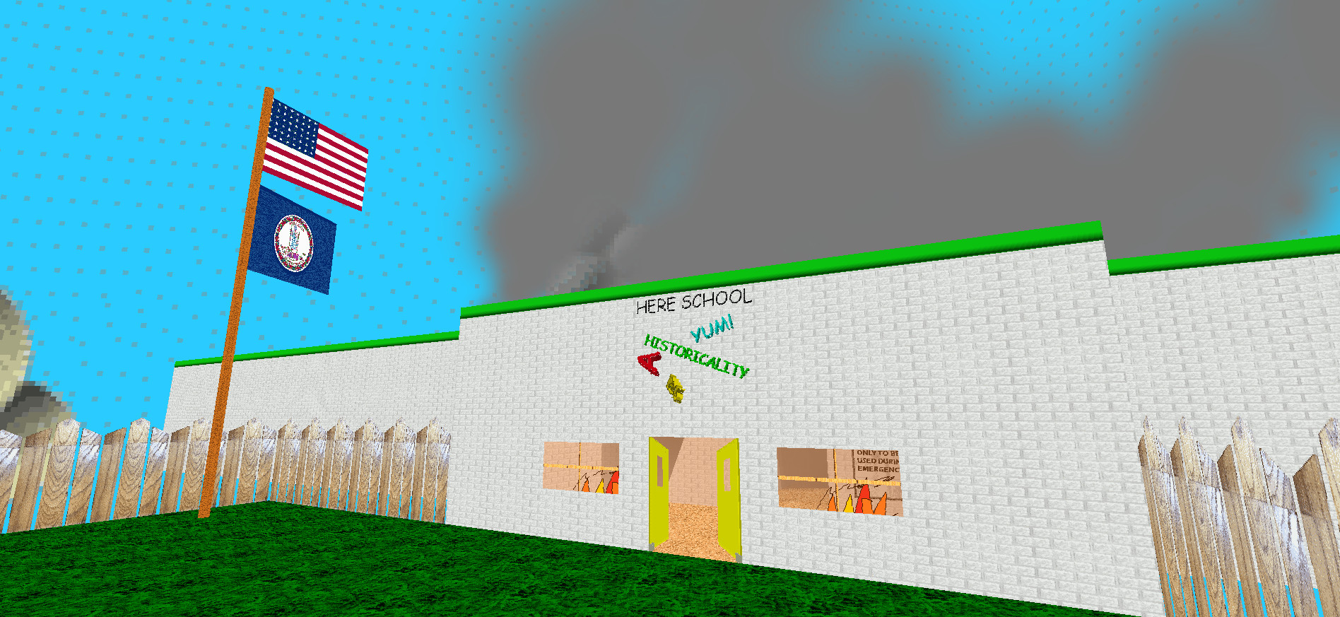 Baldi's Basics: The Fire Work In Progress for Baldi's Basics | Baldi ...