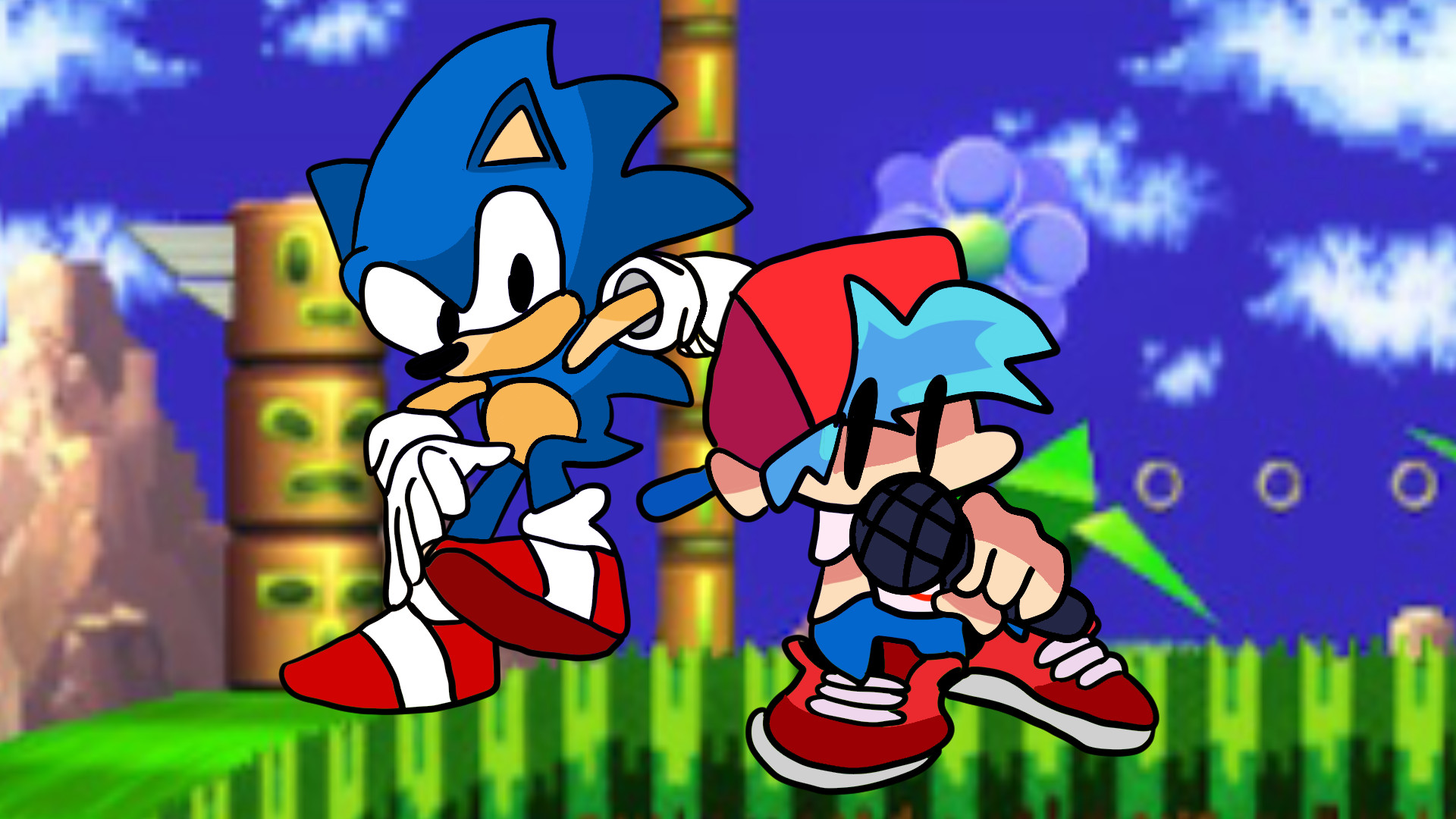 Classic Sonic ( Starter Pack ) Work In Progress for Friday Night Funkin ...