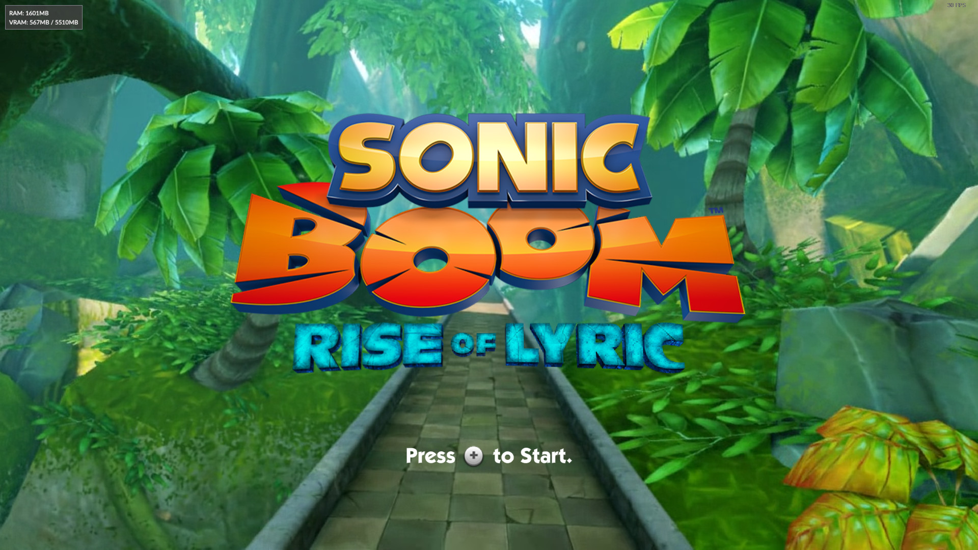Different title screen music Work In Progress for Sonic Boom: Rise of ...
